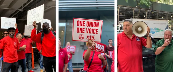 Local 1101 Rallies to tell ConEdison: “DON’T BE CHEAP!” | CWA District 1