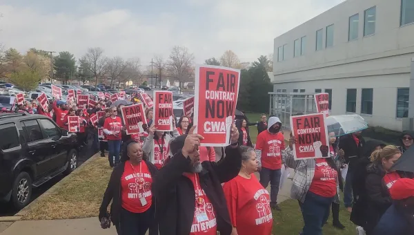 N.J. Social Service Workers Show Their Force to Fight for Fair Contract ...